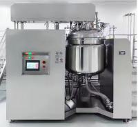 China Jacket Heating Vacuum Homogenizer Mixer 300L For Cosmetic Cream for sale