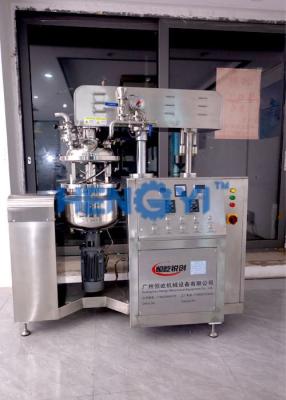 China Hydraulic Lifting Vacuum Emulsifier Mixer 20L For Liquid Soap for sale