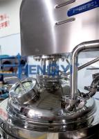 China Stainless Steel Hydraulic Lift Vacuum Emulsifying Mixer Machine 50L for sale
