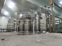 China Fixed Liquid Cosmetics Vacuum Emulsifying Mixer Machine 3000L for sale