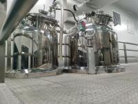 China Fixed Liquid Cosmetics Vacuum Emulsifying Mixer Machine 3000L for sale