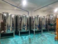 China Shower Gel Half Open Storage Tank Movable 500L With CIP Cleaning Ball for sale
