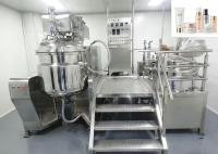 China 200L Cosmetic Emulsifying Tank Vacuum Homogenizer Mixer with Water and Oil Pot for sale