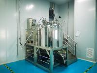 China 500L Cosmetics Vacuum Homogenizing Emulsifying Tank with Circulation System for sale