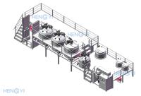 China Full Automatic Liquid Soap Production Line Shampoo Making Machine with Agitator for sale