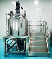 China Multi-functional Fixed Type PLC Controlling Vacuum Emulsifier Mixer Homogenizer for sale