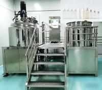 China 500L Stainless Steel Fixed Vacuum Homogenizer Emulsifier Mixer for Cream Making for sale