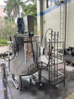 China 1000L Stainless Steel Steam Heated Mixing Tank with Automatic Water Filling for sale