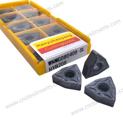 China CNC Turning Inserts Wc-Co PVD Coating WNMG080408-SL HYB2008 stainless steel for sale