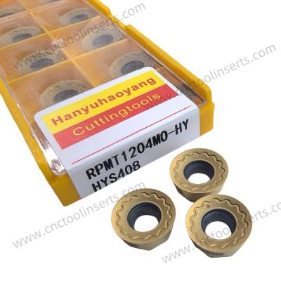 China RPMT1204MO-HY Standard Milling Insert with HYS408 CVD Coating – For high-speed turning of steel and cast iron for sale