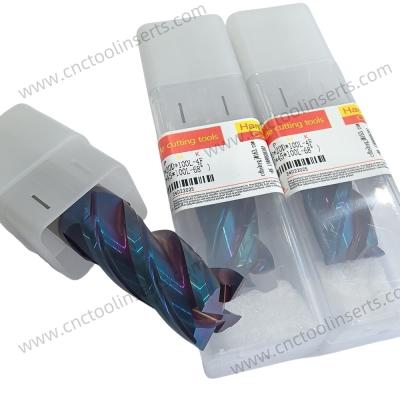 China 4-Flute Solid Carbide End Mills with CVD Coating, Model D20*45*100L-68°, Machining of Planes, Steps, Grooves, and Contoured Surfaces​ for sale