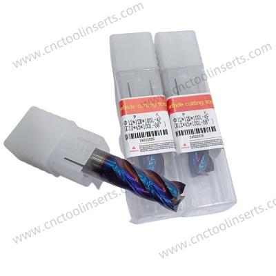 China Milling Cutter, End Mill，CNC Insert, PVD Coating, Model D12*45*100L-68°,Machining of Planes, Steps, Grooves, and Contoured Surfaces​ for sale