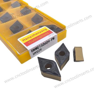 China CNC Turning Inserts Wc-Co CVD Coating DNMG150604-PM  HY029 Steels for sale