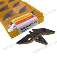 China CNC Turning Inserts Wc-Co CVD Coating VBMT160404-PM  HY029 Steels for sale