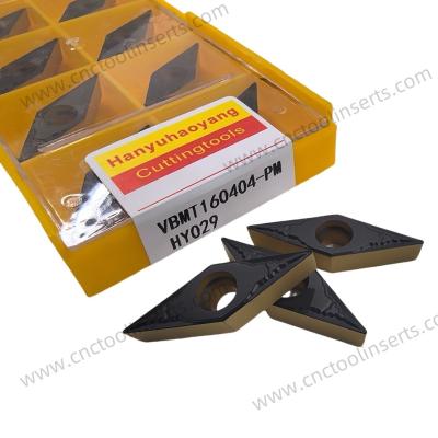 China CNC Turning Inserts Wc-Co CVD Coating VBMT160404-PM  HY029 Steels for sale