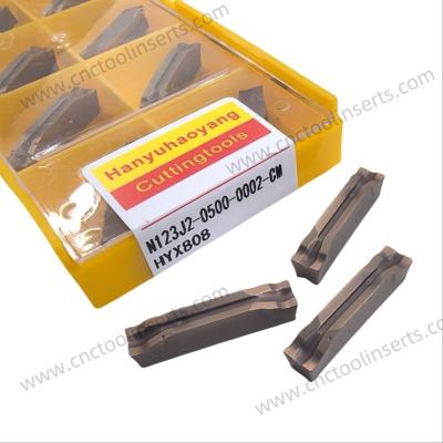 China CNC Turning Inserts Wc-Co PVD Coating HYN123J2-0500-0002-CM HYX808 Steels for sale