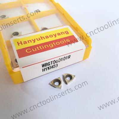 China CNC Boring Inserts Wc-Co PVD Coating WBGT060101R  HYKH03，Capable of machining superalloys for sale
