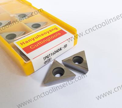 China CNC Boring Inserts Cermet  Coating TPGT160404L-SD HY081 ，Meets requirements for high-precision and high-surface-finish machining for sale