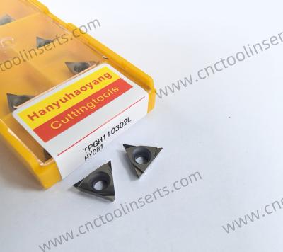 China CNC Boring Inserts Cermet  Coating TPGH110302L HY081 ，Meets requirements for high-precision and high-surface-finish machining for sale