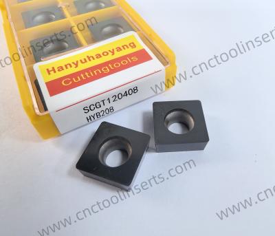 China CNC Boring Inserts Wc-Co PVD Coating SCGT120408 HYB208 ，Applicable To All Difficult-to-machine Materials Except Superalloys for sale