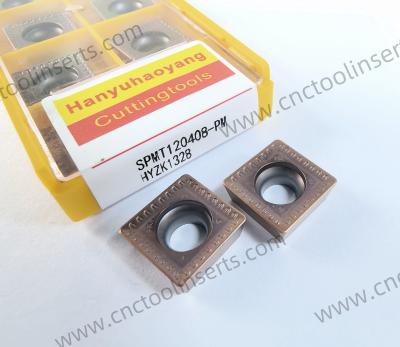 China CNC Boring Inserts Wc-Co PVD Coating SPMT120408-PM HZK1328 ，Suitable for machining steels and cast irons, optimized for gray cast iron HT250 applications. for sale