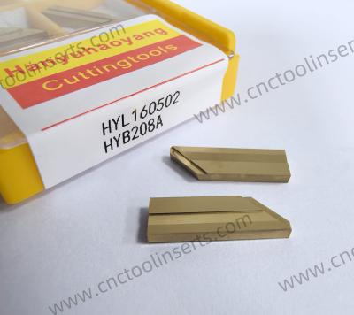 China Carbide Reaming Insert With PVD Coating HYL160502 HYB208A Ideal For Difficult-to-Machine Materials Except Temperature Alloys for sale