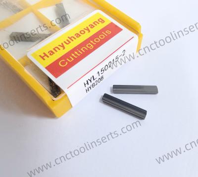 China Carbide Reaming Insert With PVD Coating HYL150215-2 HYB208 for Difficult-to-Machine Materials Except Temperature Alloys for sale