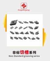 China CNC Grooving Insert with PVD Coating HYGBA43R090-025PR(3D169/0251) HYB208, Suitable For Difficult-to-machine Materials Except High-temperature Alloys. for sale