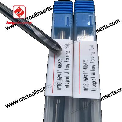 China Carbide 4-Flute Shank Type End Mills HYD3.76*41°D6*75,for Multi-scenario Applications From Semi-finishing To Finishing for sale