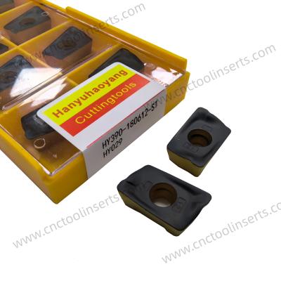 China CVD-Coated High-Speed CNC Inserts, HYR390-180612-ST HY029, Suitable for High-Speed and Heavy-Duty Milling Operations for sale
