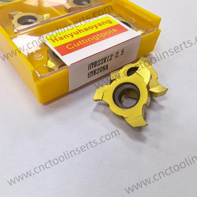 China CNC Milling Insert with PVD Coating HYD22R12-2.5 HYB208A, Grooving Inserts. This Product is Suitable for Machining Difficult-to-cut Materials, Excluding High-temperature Superalloys for sale