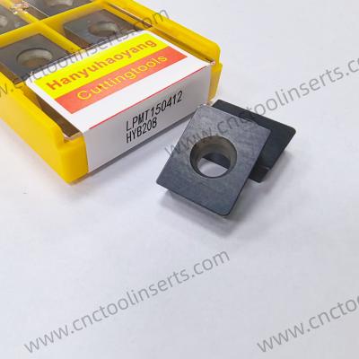 China CNC Precision Milling Series PVD Coating HYB208 Model LPMT150412 For Difficult-to-machine Materials Except High-temperature Alloys for sale