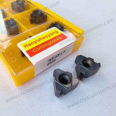 China CNC Grooving Insert with PVD Coating TNCW1608-6.8 HYB205 Suitable For Difficult-to-machine Materials Except High-temperature Alloys. for sale
