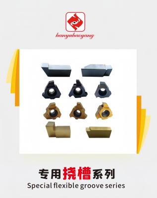 China Gray CNC Grooving Insert TNCW1608-7.08 PVD Coating Suitable Difficult-to-machine Materials Except temperature Alloys HYB205 for sale