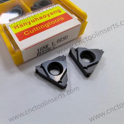 China Standard CNC Threading Insert Model 16NR 1.0ISO with PVD Coating HYB208 Suitable for Machining Difficult-to-Machine Materials Except for sale