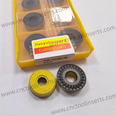 China CNC Turning and Milling Insert Model RCMT2006MO-PM with Composite CVD Coating HY029 for Semi-Finishing and High-Speed Turning for sale