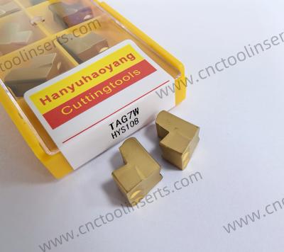 China CNC Grooving Insert TAGN7W With CVD Coating HYS108 - Excellent Adhesion And Wear Resistance For Heavy-Duty To Finishing Of Steel/Cast Iron, Ideal For High-Speed Turning for sale