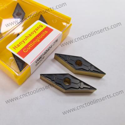 China CNC Turning and Milling Insert Model VBMT160404-MM with Composite CVD Coating HY029 for Semi-Finishing and High-Speed Turning for sale