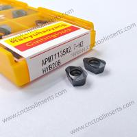 China CNC precision milling series inserts, model APMT1135R2.7-H2, with PVD coating HYB208, applicable to machining all difficult - to - machine materials except superalloys. for sale