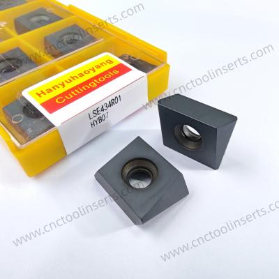 China CNC Heavy-duty Peeling Turning Insert, Model LSE434R01, With PVD Coating HYB207, Suitable For Machining All Difficult-to-machine Materials Except High-temperature Alloys for sale