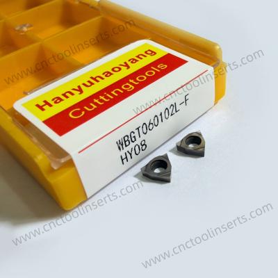 China WBGT060102L-F Cemented Carbide Insert for Standard Boring in Medical and Other Industries for sale