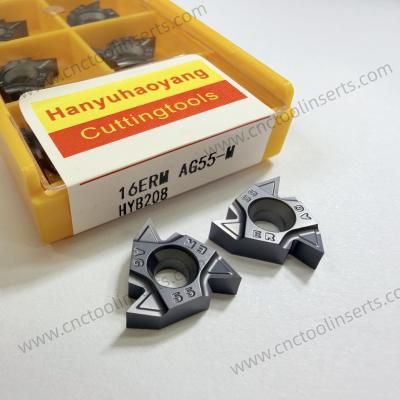 China Standard CNC Threading Insert Model 16ERM AG55 with PVD Coating HYB208 Suitable for Machining Difficult-to-Machine Materials Except for sale