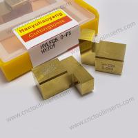 China PVD Coated CNC Grooving Insert HYLFG8.0-PX with HYZ09 Coating for Mild Steel Machining for sale
