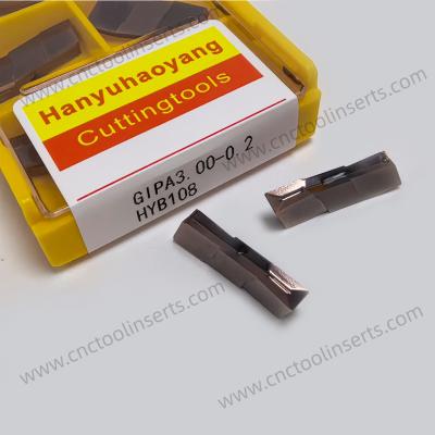 China Grooving Insert GIPA3.00-0.2 – PVD HYB108 Coated, for Ti, Ni alloys, Die & Hardened Steels (＞55 HRC) for sale