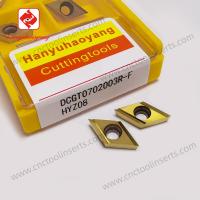 China Standard Boring insert, DCGT0702003R-F, high-quality CNC insert, made of cemented carbide，through straight groove for sale