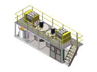 China Double Tank Auto Glue Making Machine For Corrugated Production Line for sale
