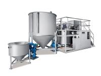 China Single Tank Automatic Glue Making Machine PLC Control System for sale