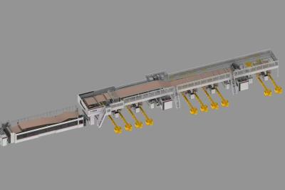 China Fully Automatic High Speed Corrugated Cardboard Production Line for sale