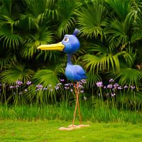 China Custom Metal Garden Ornaments - Weatherproof Outdoor Sculptures in Various Sizes 12-36 Inches for sale