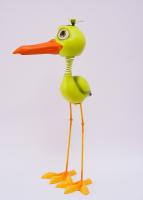 China ODM Handmade Metal Green Bird Garden Ornament - Custom Iron Decor with 80-Day Lead Time for sale